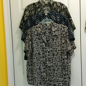 Notations | Tops | Set Of 3 Notations Blouses Large | Poshmark